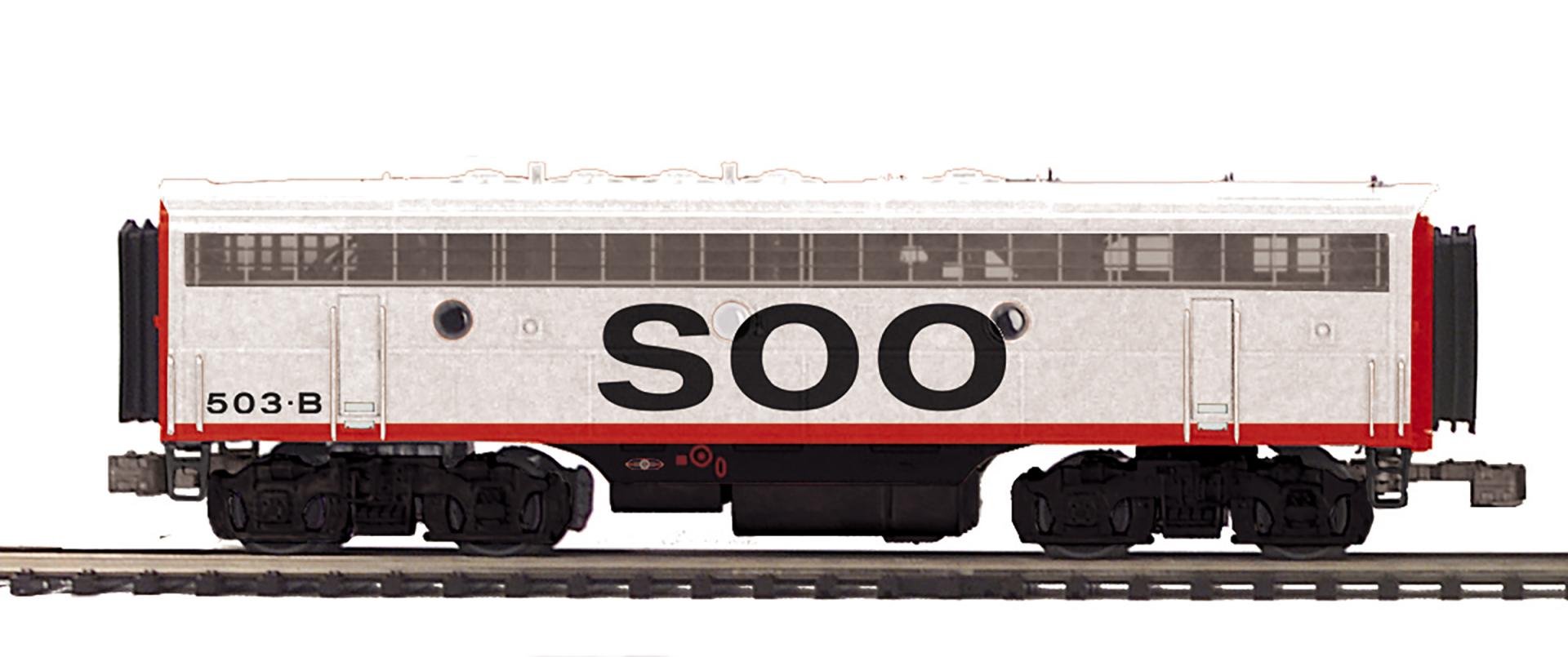 SOO Line O Scale Premier F-7 B-Unit Diesel (Non-Powered) | MTH Trains