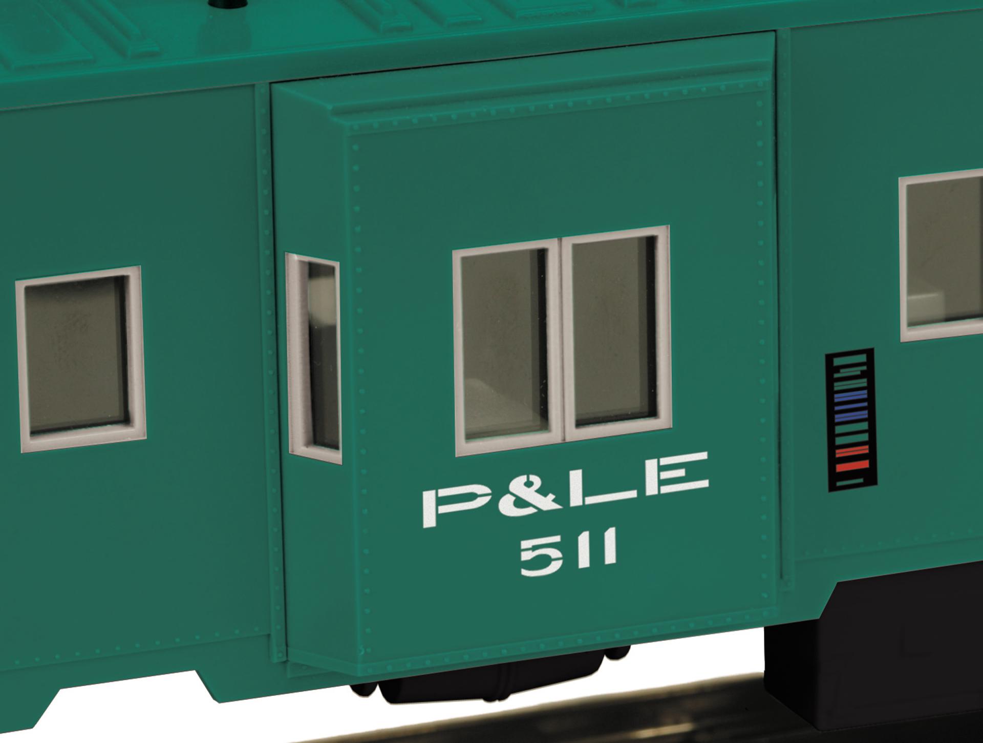 Pittsburgh & Lake Erie O Scale Premier Bay Window Caboose | MTH Trains
