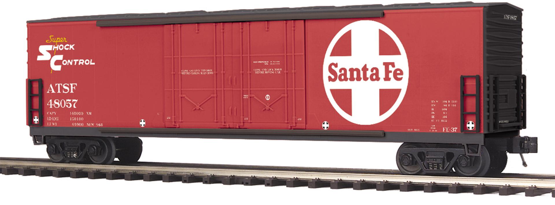 Santa Fe O Scale Premier 50' Dbl. Door Plugged Boxcar | MTH Trains