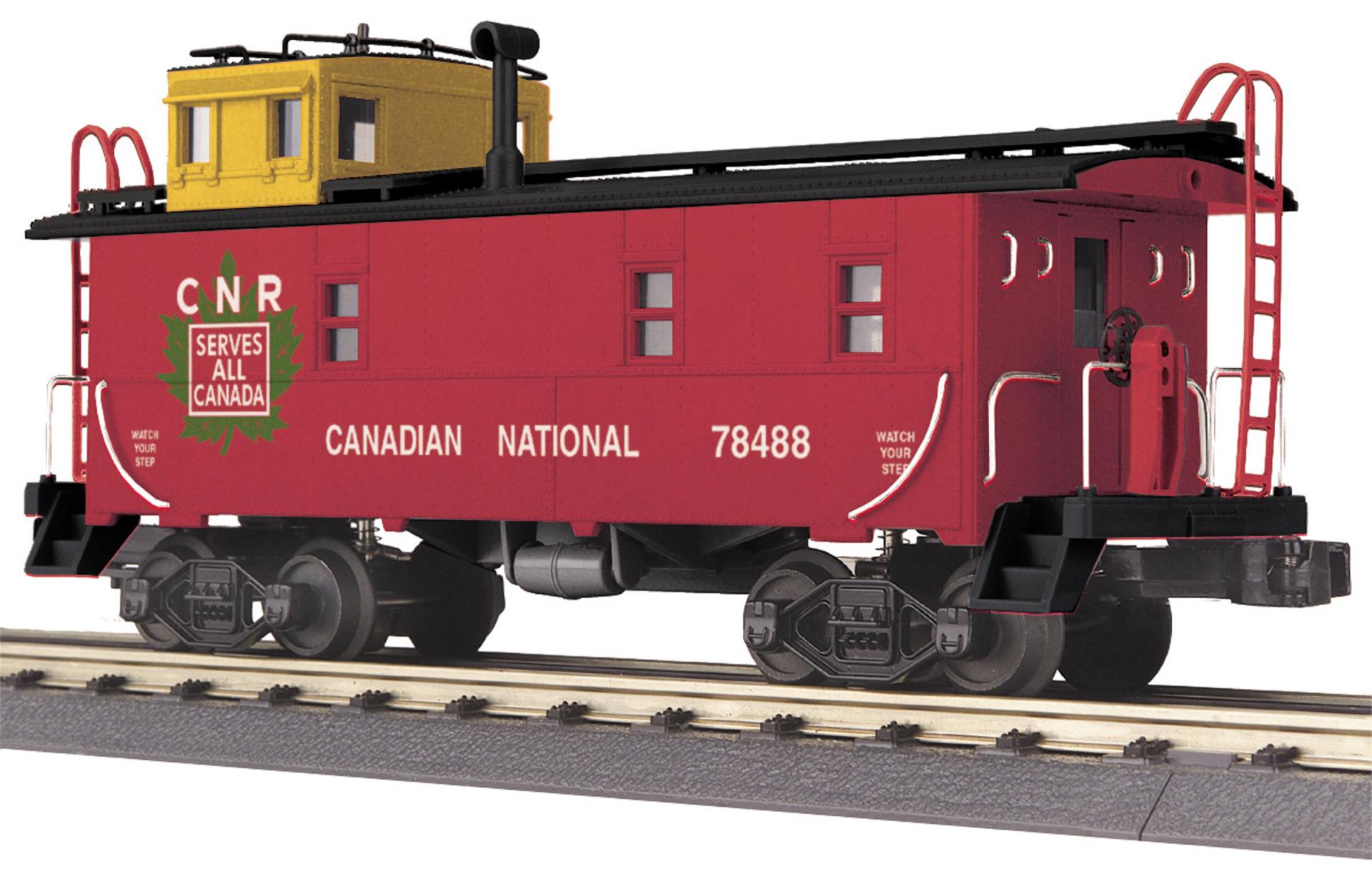 Canadian National O Gauge RailKing Offset Steel Caboose | MTH Trains
