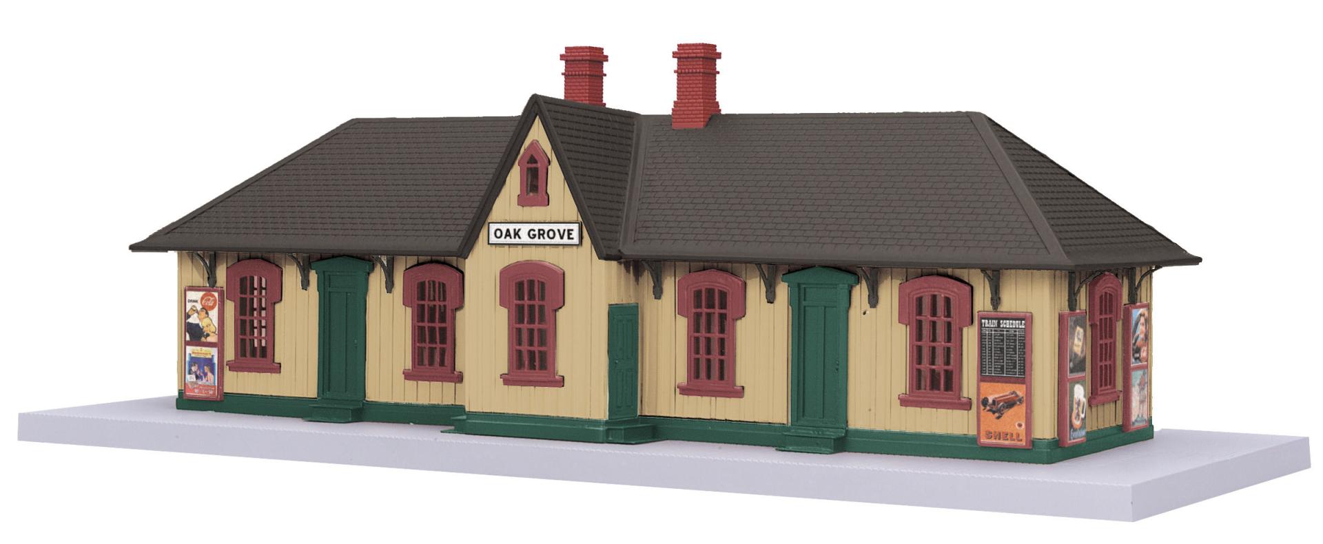Oak Grove O Scale RailKing Country Passenger Station | MTH Trains